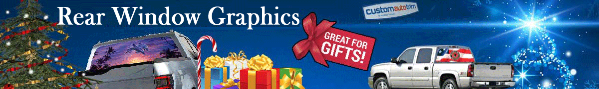 Girls Rear Window Graphics & Back Window Decals