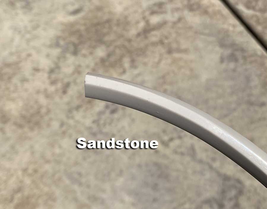 3/8 inch Vinyl Insert Trim for 5/8 inch or 7/8 inch Aluminum Rivet-On ...